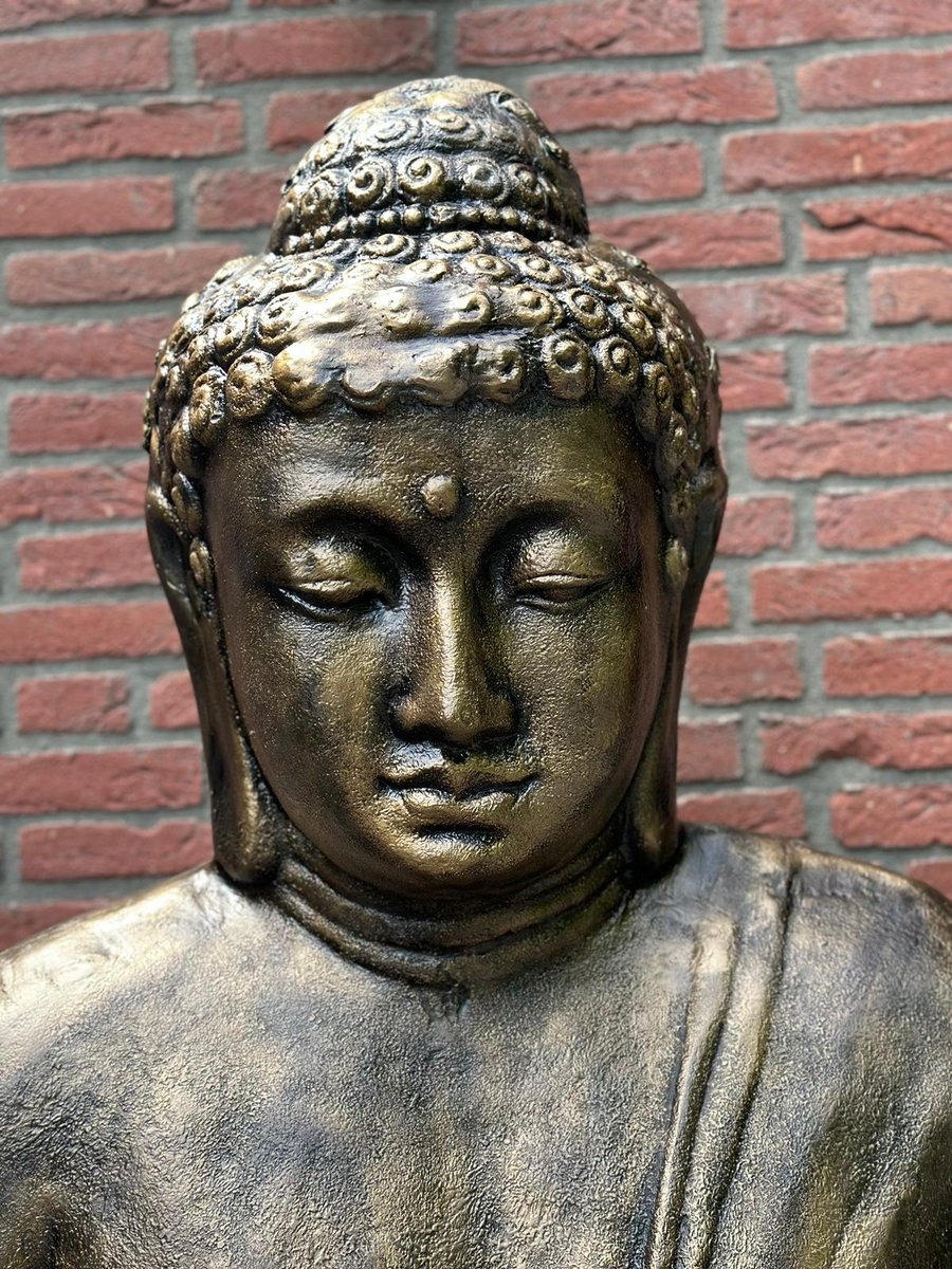 Goodyz - Boeddha beeld - Groot - 160 cm Hoog - kleur Brons | bol.com