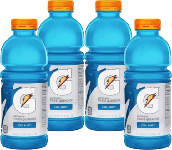 Gatorade Cool Blue 4-Pack (4x591ml) | bol