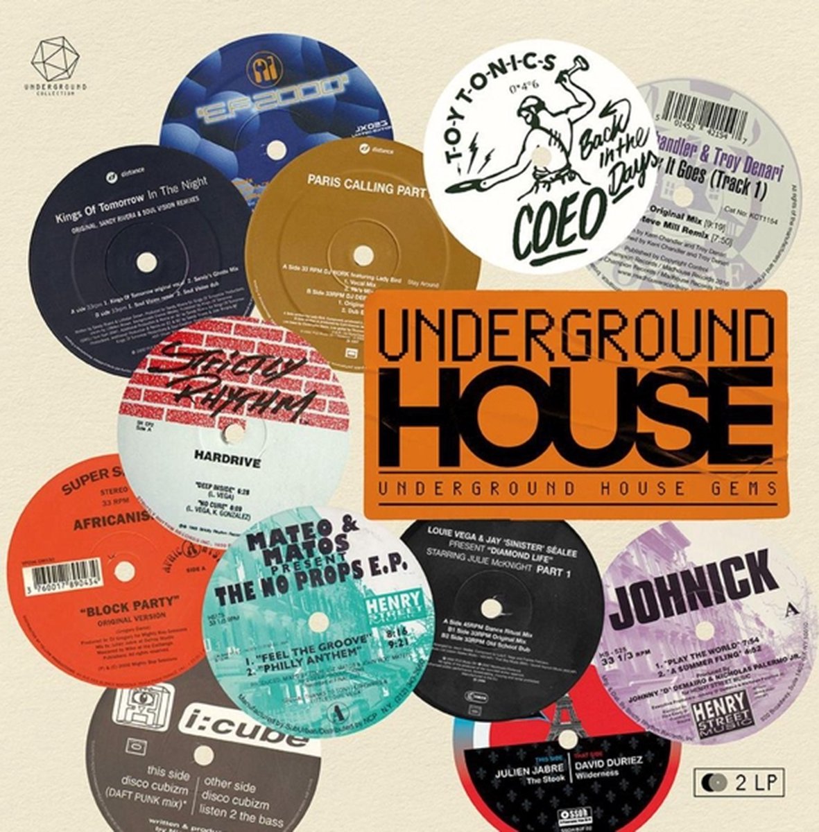 Various Artists - Underground House (2 LP), various artists | Muziek | bol