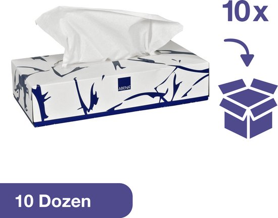 Care-Ness Facial Tissues Excellent - 10 x 100 Tissues - 2 laags | bol.com