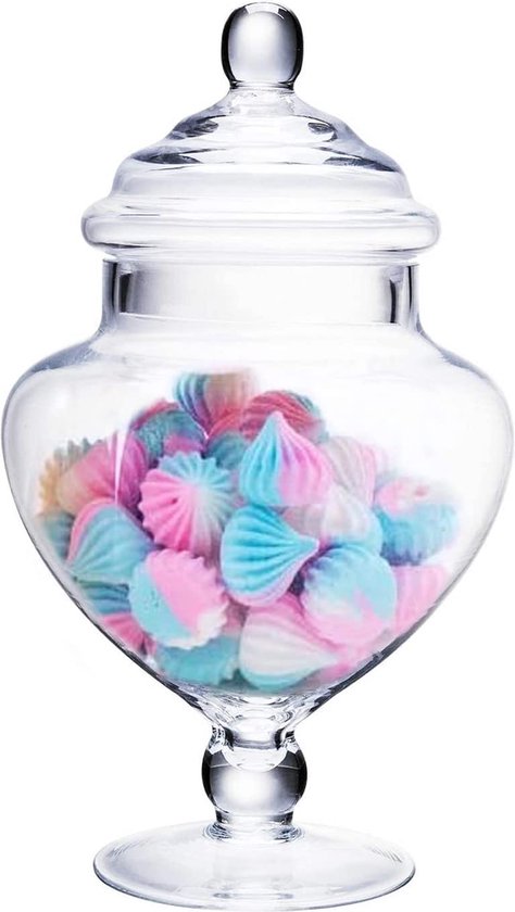 Bocal à Snoep avec couvercle, bocal à bonbons avec couvercle en verre ...