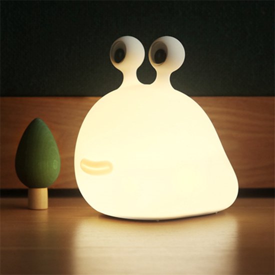 Nachtlampje Siliconen Led Slak Oplaadbare Rustgevende Baby Slaap Lamp ...