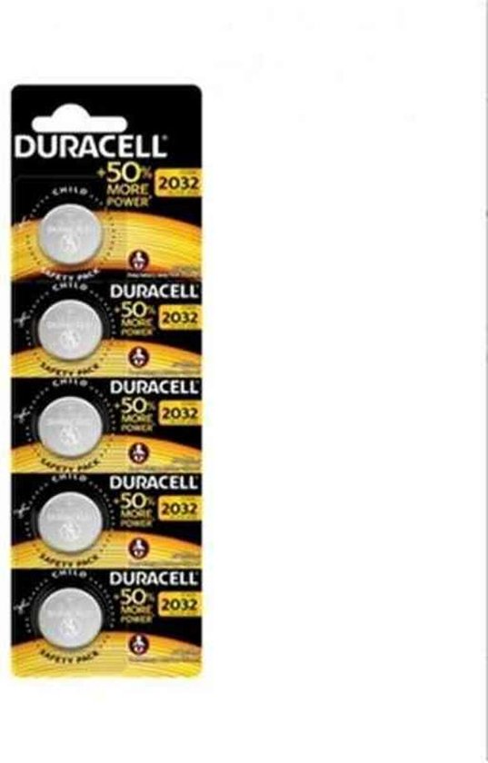 Duracell CR2032 Knoopcelbatterijen - 5 stuks | bol.com