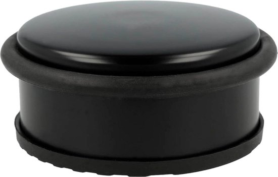 Deurstopper zwart klein - 45 mm hoog - massief - vloer - 12 kg - modern ...