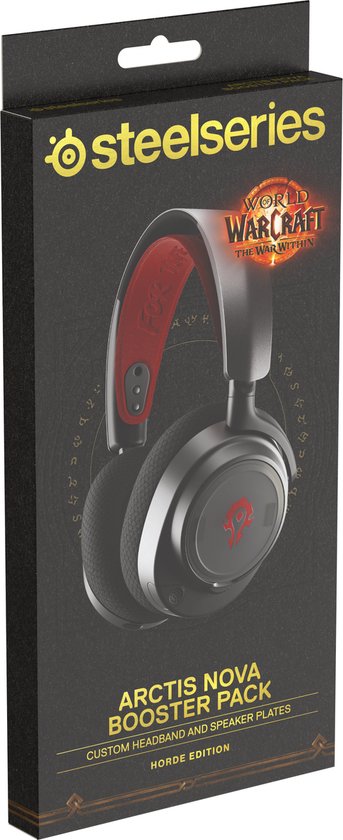 SteelSeries Arctis Nova Booster Pack - World of Warcraft Horde Edition ...
