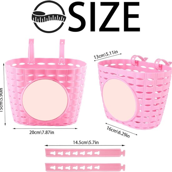 Equivera Fietsbak - Fietsmand - Fietskrat - Fiets Mand - Fietsmanden ...