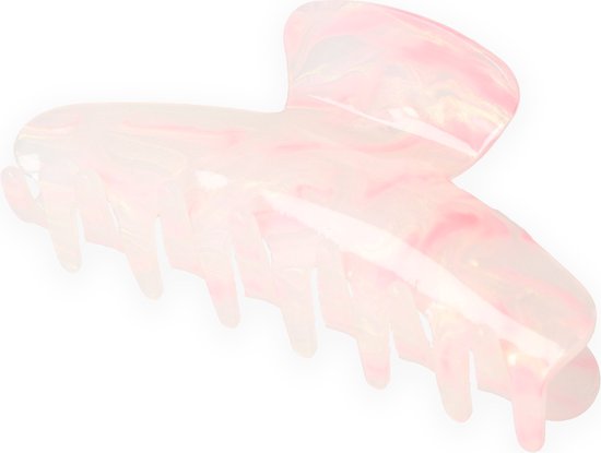 Lajetti - Haarklem Acetaat Roze Groot - Haarclip 11 cm Dames ...