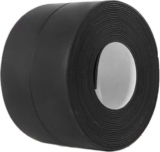 Kitband kitstrip - Waterdicht badkamerkit - Zwart - 3 rollen 3,2m*3,8cm ...