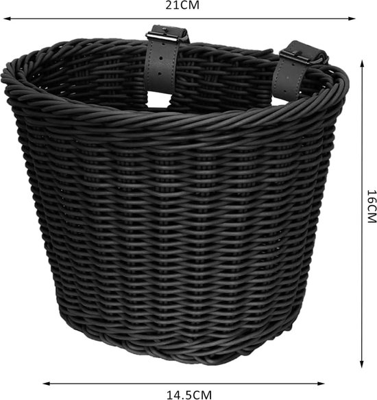 Equivera Fietsbak - Fietsmand - Fietskrat - Fiets Mand - Fietsmanden ...