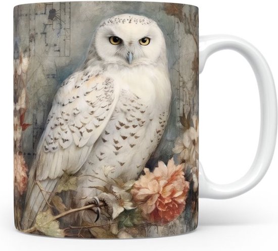 Mok met Uil Beker voor koffie of tas voor thee, cadeau voor ...
