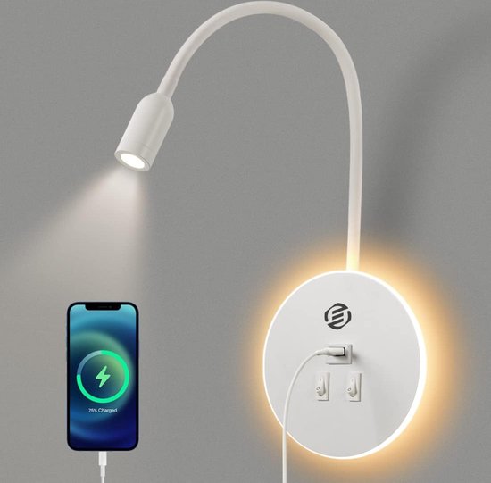 Equivera Wandlamp Binnen Met Snoer - Wandlamp - Muurlamp - Wandlamp ...