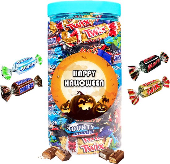 Mars Miniatures chocolade voor Halloween - "Happy Halloween" - Twix ...