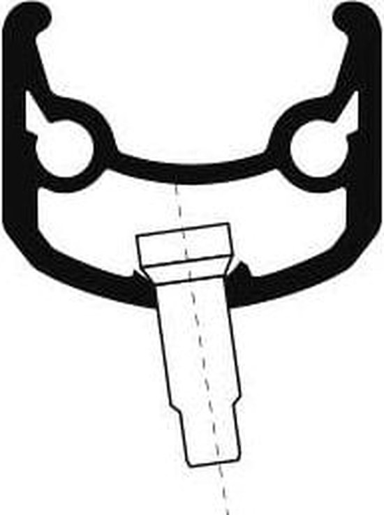 Velg Ryde Andra 40 27.5 650B / 584 x 25C aluminium 36 gaats 14G - zwart geslepen | bol