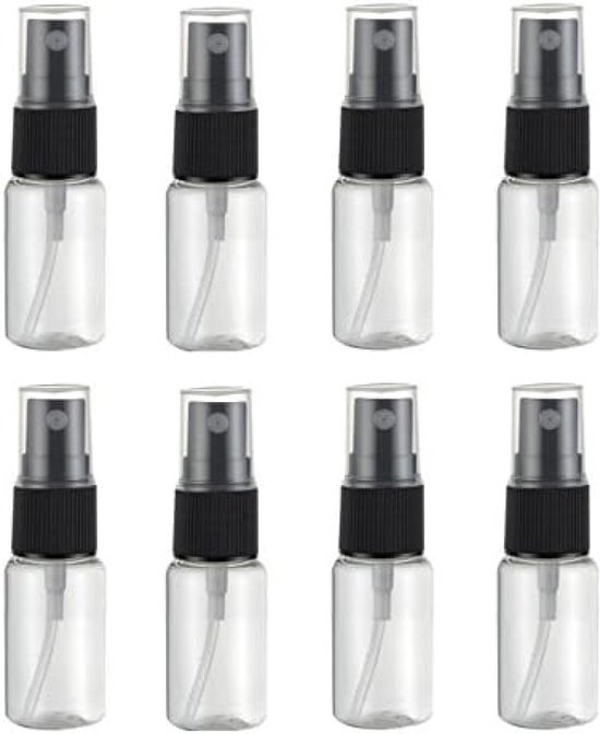 Set van 8 stuks 10 ml lege spuitfles - Transparant | bol