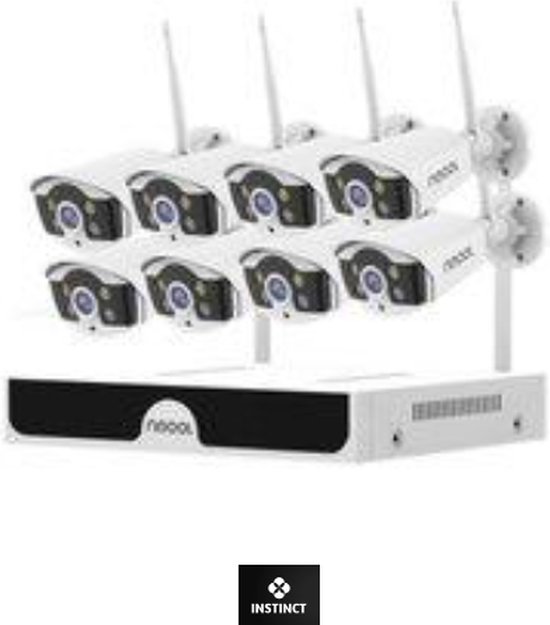 Instinct® Beveiligingscamera - set met 8 Cameras Outdoor Buiten - Home Security Camera... | bol