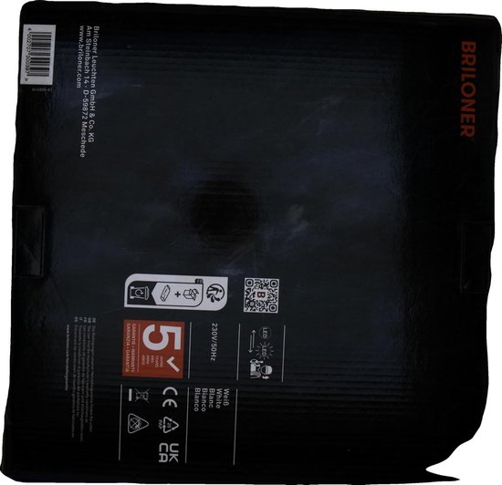 Led badkamerlamp wit kunststof metaal IP44 29x65cm incl. LED-printplaat ...