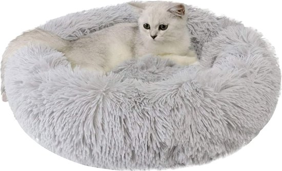 Olivson - Heerlijk warme, zachte fluffy kattenmand / hondenmand - Extra ...
