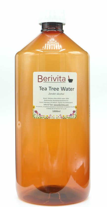 Tea Tree Water Liter 100% Puur - Zonder Alcohol - Zuiverend en ...