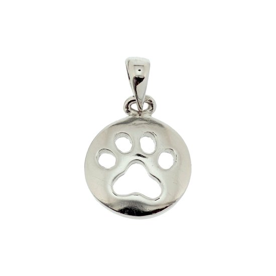 Hanger Hondenpoot Zilver Gerhodineerd | bol