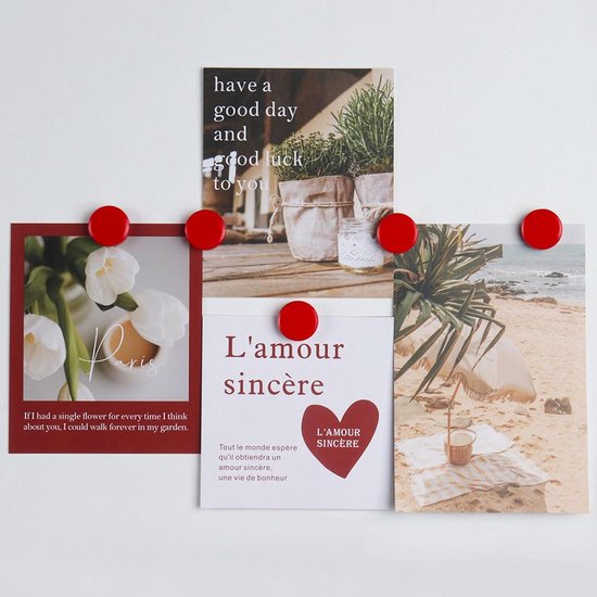 Kleurrijke decoratieve magneet voor whiteboard en magneetbord - Rond ...