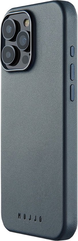 Mujjo - Bio Case Mag geschikt voor iPhone 16 Pro Hoesje - Steel Blue | bol