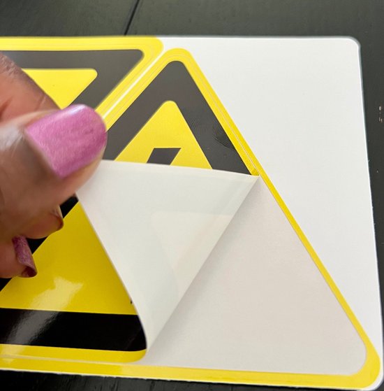 15 Stickers van 5 cm | Waarschuwingssticker Objecten Onder Water | ISO ...