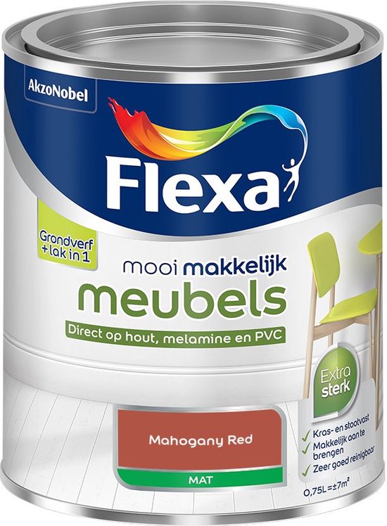 Flexa - mooi makkelijk meubels mat - Mahogany Red - Kleur van het jaar ...