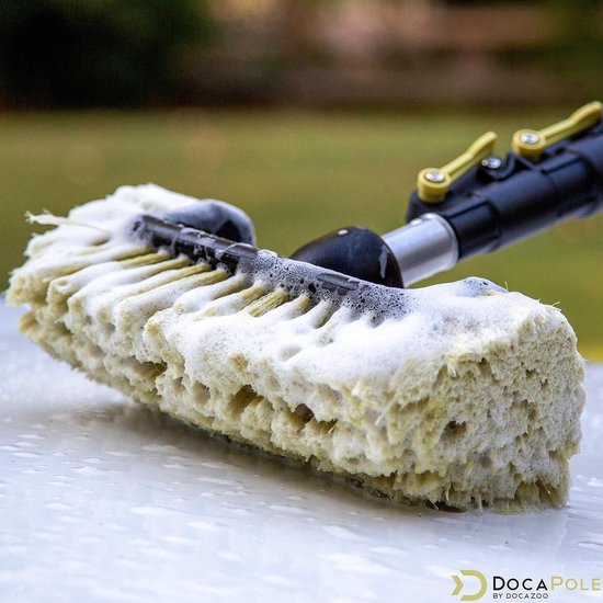 Zachte haren wasstraat-borstel verlengstangbevestiging voor dek ...