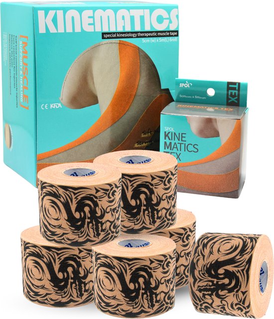 SPOL Kinematics Tex Kinesiotape Sporttape - Fysiotape - Kinesiology ...