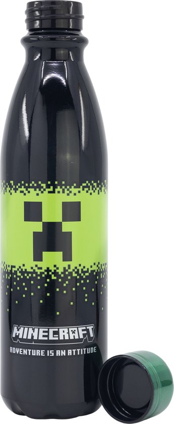 Minecraft - Crafting Since Alpha Aluminum Spirit Waterfles - 780ml | bol