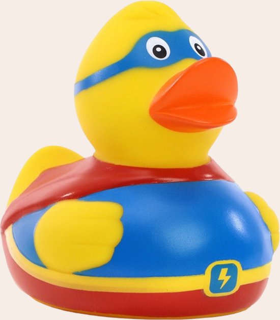 Schattige Superheld Badeend van 8 cm | bol