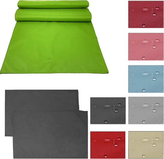 Waterafstotende Outdoor Tafelloper 50 x 150 cm - Groen | bol