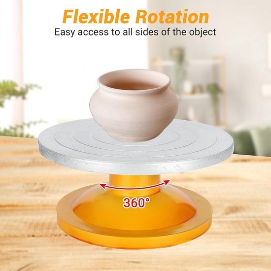 Draaischijf Pottenbakker - Draaischijf - Boetseerschijf - Draaischijf Boetseren -... | bol