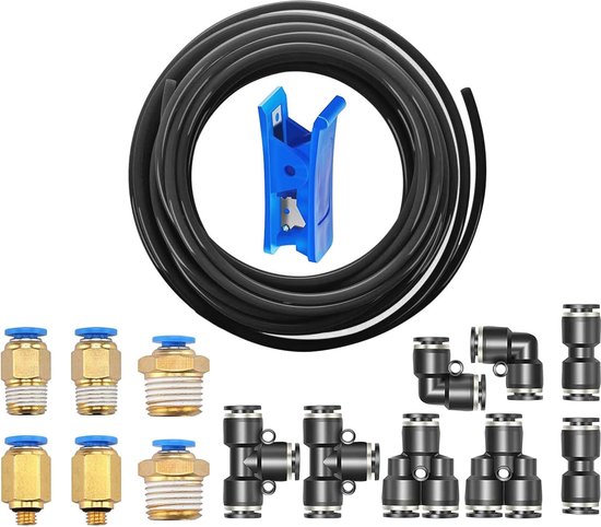 Pneumatische PU-slang 10 meter - Flexibele Persluchtslang met ...