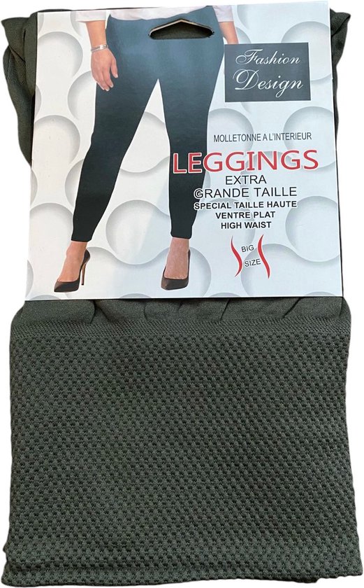 Dames Thermo Legging -Thermo Broek - Fleece - Verstevigende Hoge Taille - Grote Maat -... | bol