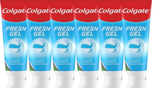 Colgate Tandpasta Blue Fresh Gel - Voordeelverpakking 6 x 75 ml | bol