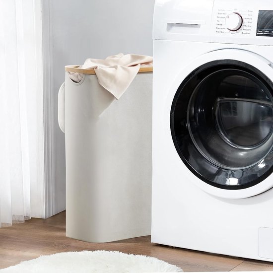Wasmand met deksel - 48 liter - wasverzamelaar - smal - waszak ...