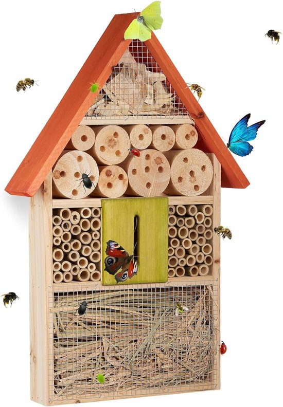 Insectenhotel - Bijenhotel - Insecten Paradijs - Insectenhuis ...