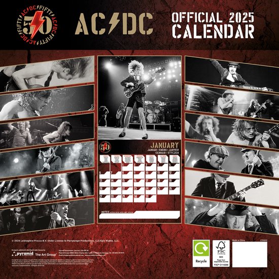 Kalender 2024 Acdc