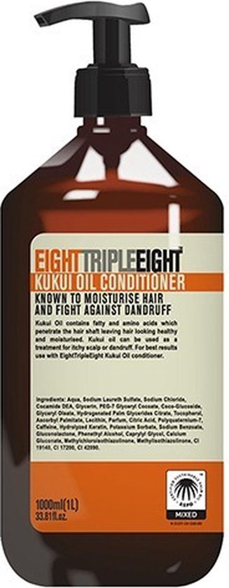 Eight Triple Eight conditioner kukui - 6 x 1000ml - Voordeelverpakking ...