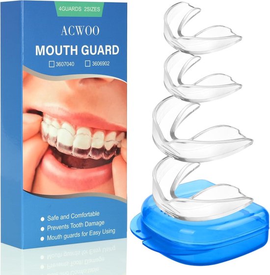 Teeth Grinding Mouthguard 4 Pack Splint Night Splint Bite Splint For ...