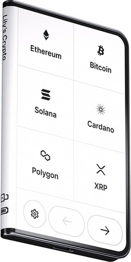 Ledger Stax Wallet - Gebogen E Ink touchscreen - Bitcoin, Ethereum | bol