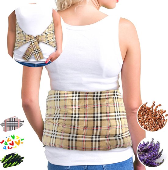 Warmtekussen voor Rug en Buik - 100% Katoen met Lavendelgeur ...