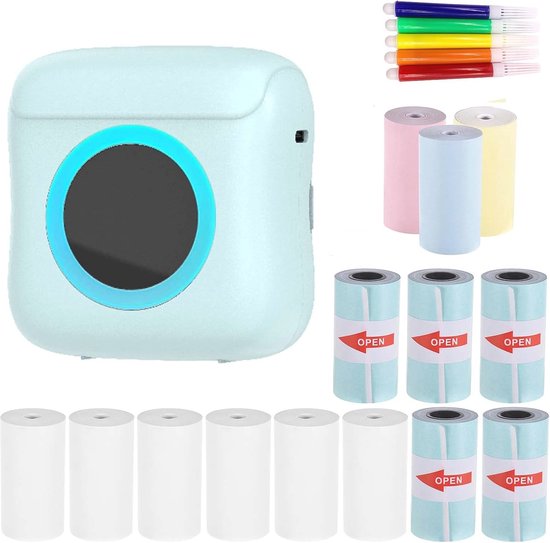 Draagbare thermische printer voor foto’s, labels en notities - Mobiele ...