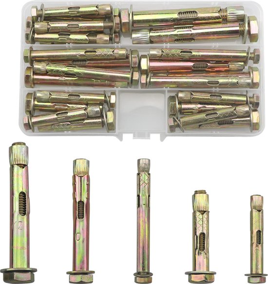 24 stuks ankerbouten, uitbreiding van Rawl bouten voor muur, beton ...