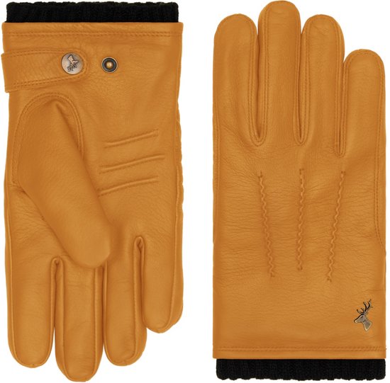 Schwartz & von Halen Handschoenen Heren - William (geel) - Leer - 100% ...