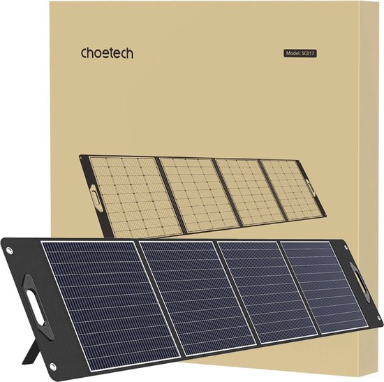 300W - Choetech - SC016 zonnelader - zwart | bol