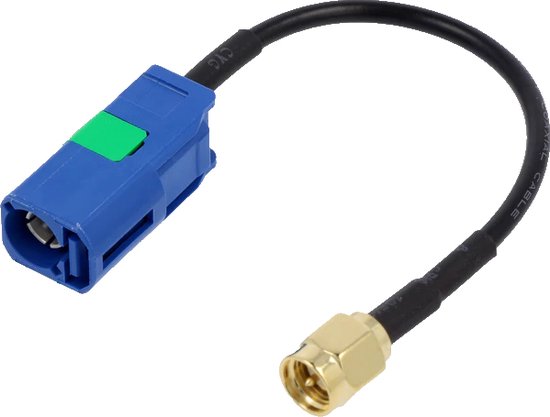 Fakra Z (v) - SMA-A (m) Antennekabel - 0,10 meter | bol