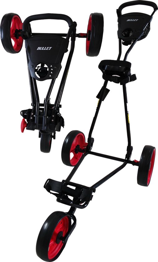 Bullet Comp 5000 Black/Red Golftrolley | bol
