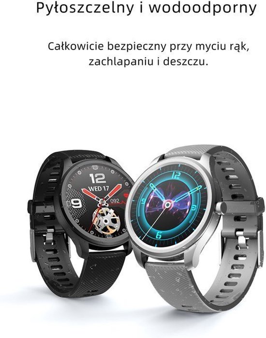 SMARTWATCH MĘSKI G. Rossi SW012-5 gold/gray + dodatkowa BRANSOLETA ...
